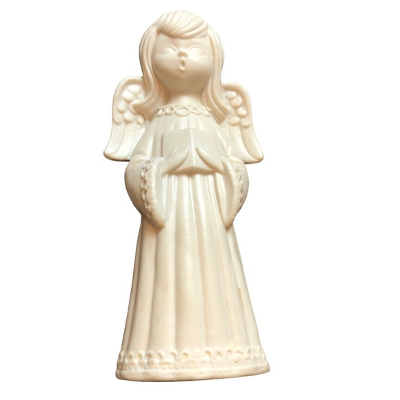 Art | Ceramic Angel Handmade By Mallory 8 Singing With Songbook | Poshmark